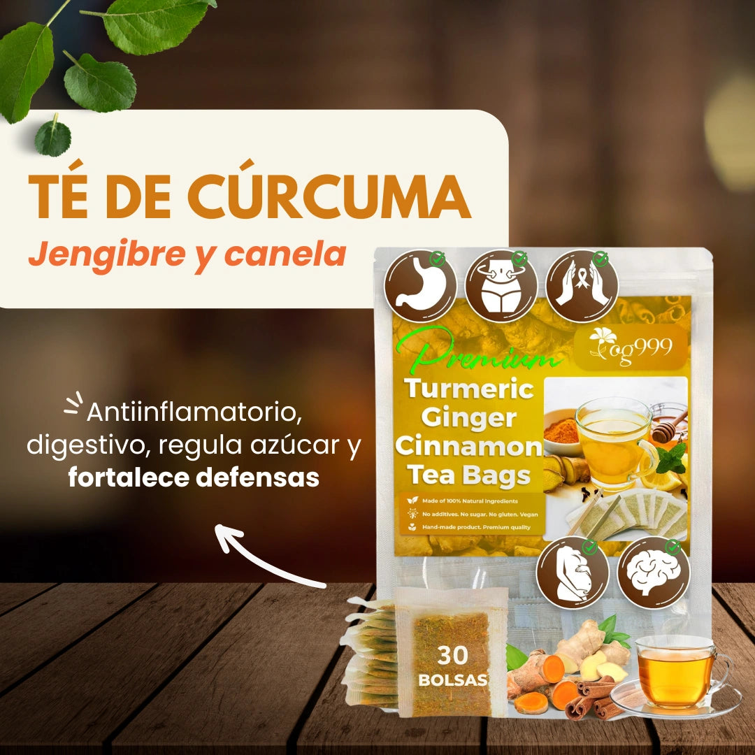 TÉ DE CÚRCUMA, JENGIBRE Y CANELA – La Boticaria EC